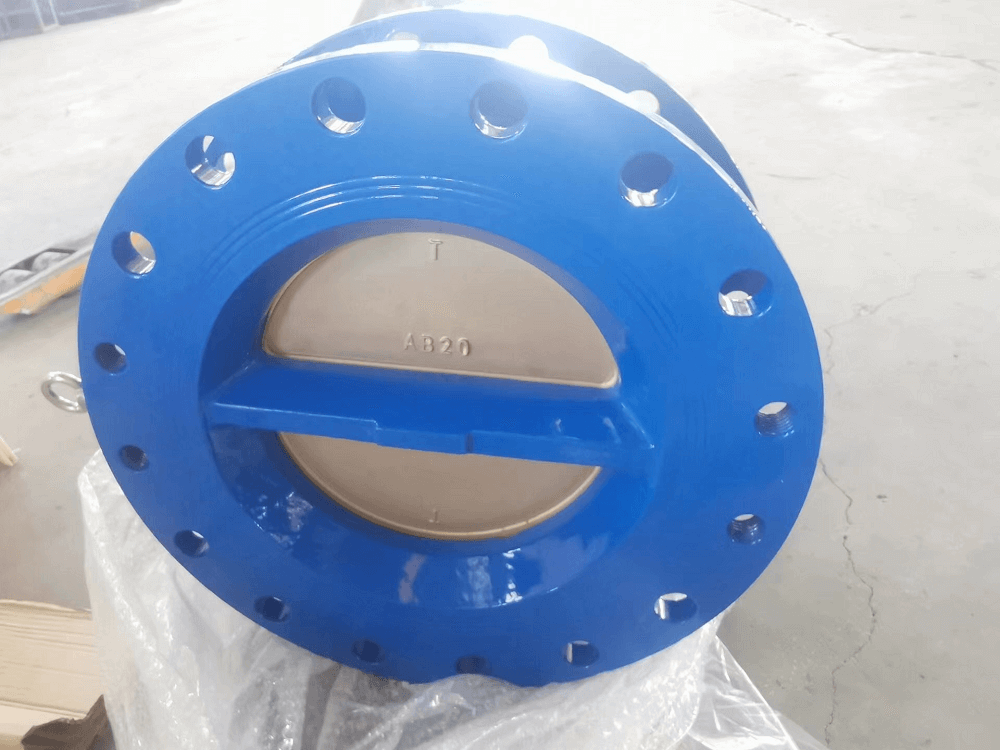JIS standard 16K 300 Flanged Duo Check Valve 12 Inch - Buy JIS standard ...