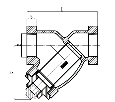 Ductile Iron NPT Threaded Ends Y Strainer - Buy ductile iron strainer ...